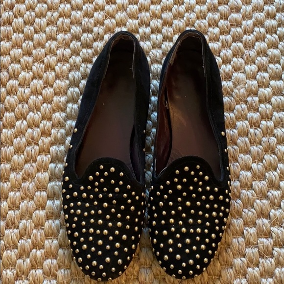 Stuart Weitzman | Shoes | Stuart Weitzman Studded Suede Smoking Slipper ...